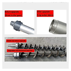 Large Size Auger Mortar Grout Gun Augers Caulking Gun With 5 Nozzles (Without Electric Drill)