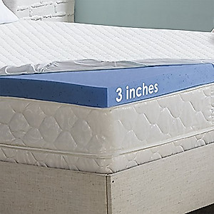 Serta 3" Lasting Dream Plus Gel-Infused Memory Foam Mattress Topper, Twin