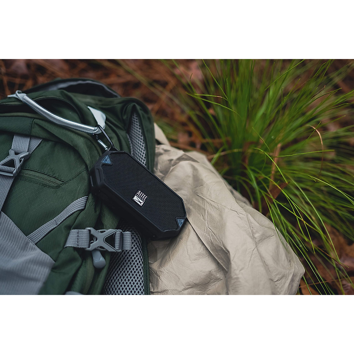 Altec Lansing - HydraMini Wireless Bluetooth Speaker, IP67 Waterproof USB C Rechargeable Battery with 6 Hours Playtime, Compact, Shockproof, Snowproof, Everything Proof (Petal Pink)