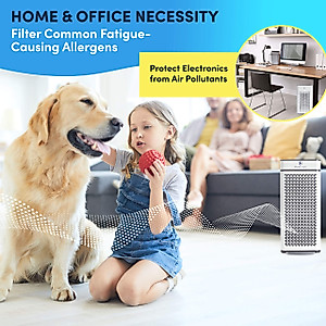 Veva HEPA Filter Replacements Compatible with Medify MA-40 Home Air Purifier - Captures 99.97% of Particles, 3-in-1 Replacement Filters, Honeycomb Carbon, Charcoal Activated Cleaner