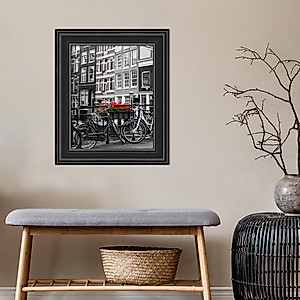 Amanti Art 16x20 Picture Frame Photo Frame for Wall, Black Framing for your Wedding Photos, Family Pictures, Diploma, Certificate, Kids Art Gift for Mom or Poster Wall Decor from WI, USA