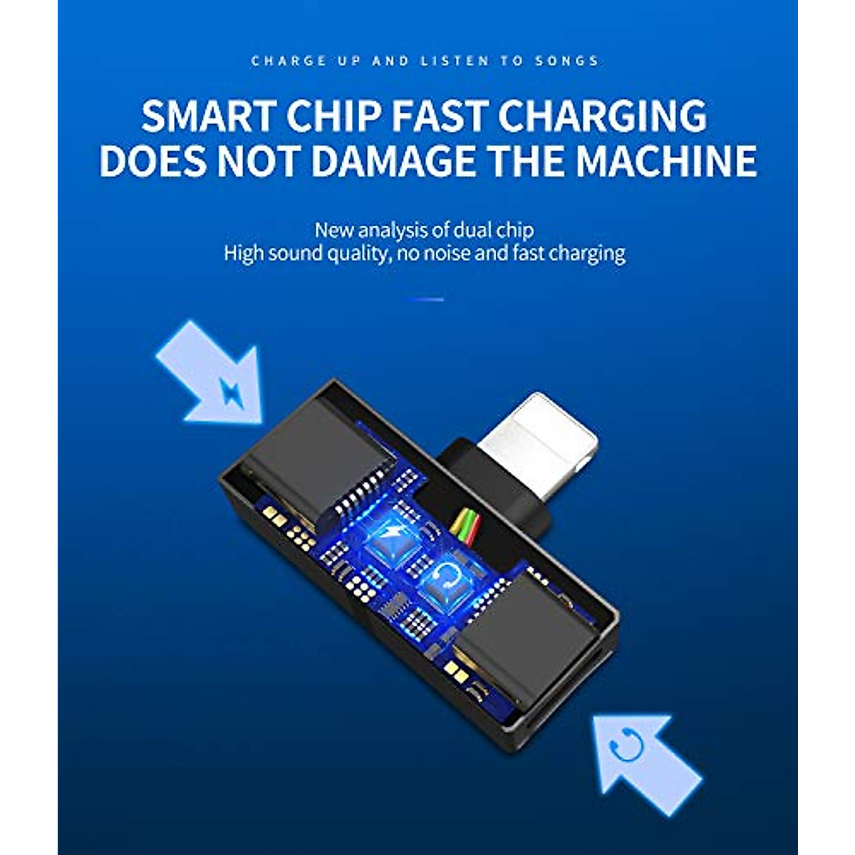 Headphone Adapter Lightning to Audio Jack and Charger Extender Earphone Charging Splitter Compatible with iPhone 11 12Mini pro max xs xr x se2 7 8plus for ipad air Cable Converter Apple MFI Certified