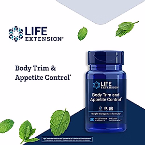 Life Extension Body Trim & Appetite Control - Lemon Verbena & Hibiscus Extract Formula Supplement - for Healthy Weight Loss Support - Once Daily, Gluten-Free, Non-GMO, Vegetarian - 30 Capsules