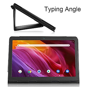 TabSuit Dragon Touch K10 Case 10.1" PU Leather Case Cover Stand for Dragon Touch K10 Notepad K10 10.1 Tablet