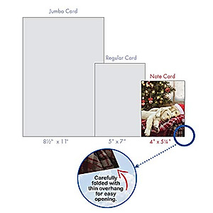 NobleWorks Variety Pack of 20 Christmas Greeting Cards with Envelopes, Humor Holiday Assortment for Men and Women (10 Designs, 2 Each) - Red Truck Puppies AM3375XSG-B2x10