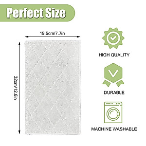 Light 'N' Easy Steam Mop Pads Replacement Reusable for S3601 S3101 S7326 7688ANB 7688ANW Floor Microfiber Cleaning Cloths(8 Pack)