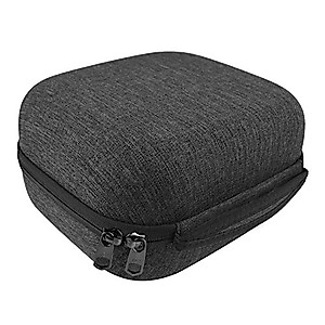 Geekria Shield Case Compatible with AKG K340, K240, K242, K271, K272, K141, K142, K121 Headphones, Replacement Protective Hard Shell Travel Carrying Bag with Cable Storage (Dark Grey)