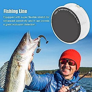 Velaurs Fishing Tackle, Lightweight Nylon Material Fishing Line Super Flexible Stretch Durable for Fishing(2.5)