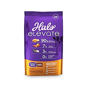 Halo Elevate Dry Dog Food, Grain Free Chicken Recipe, 3.5lb