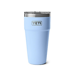 YETI Rambler 30 oz Stackable Tumbler, Stainless Steel, Vacuum Insulated with MagSlider Lid, Big Sky Blue