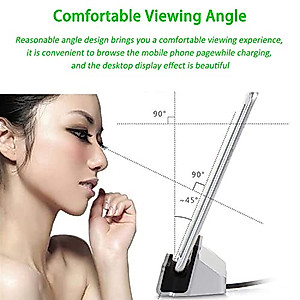 D USB C Charger Dock Station, AKwor Charging Desktop for Samsung Galaxy S8, Note8, LG G5 G6 V20, HTC 10, Microsoft Lumia 950 XL, Google Pixel, OnePlus 5, BLU Vivo 5