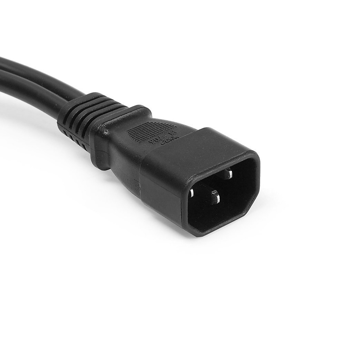 2Pack UPS Server Y Splitter C14 to 2 x C13 Power Adapter Cable Cord