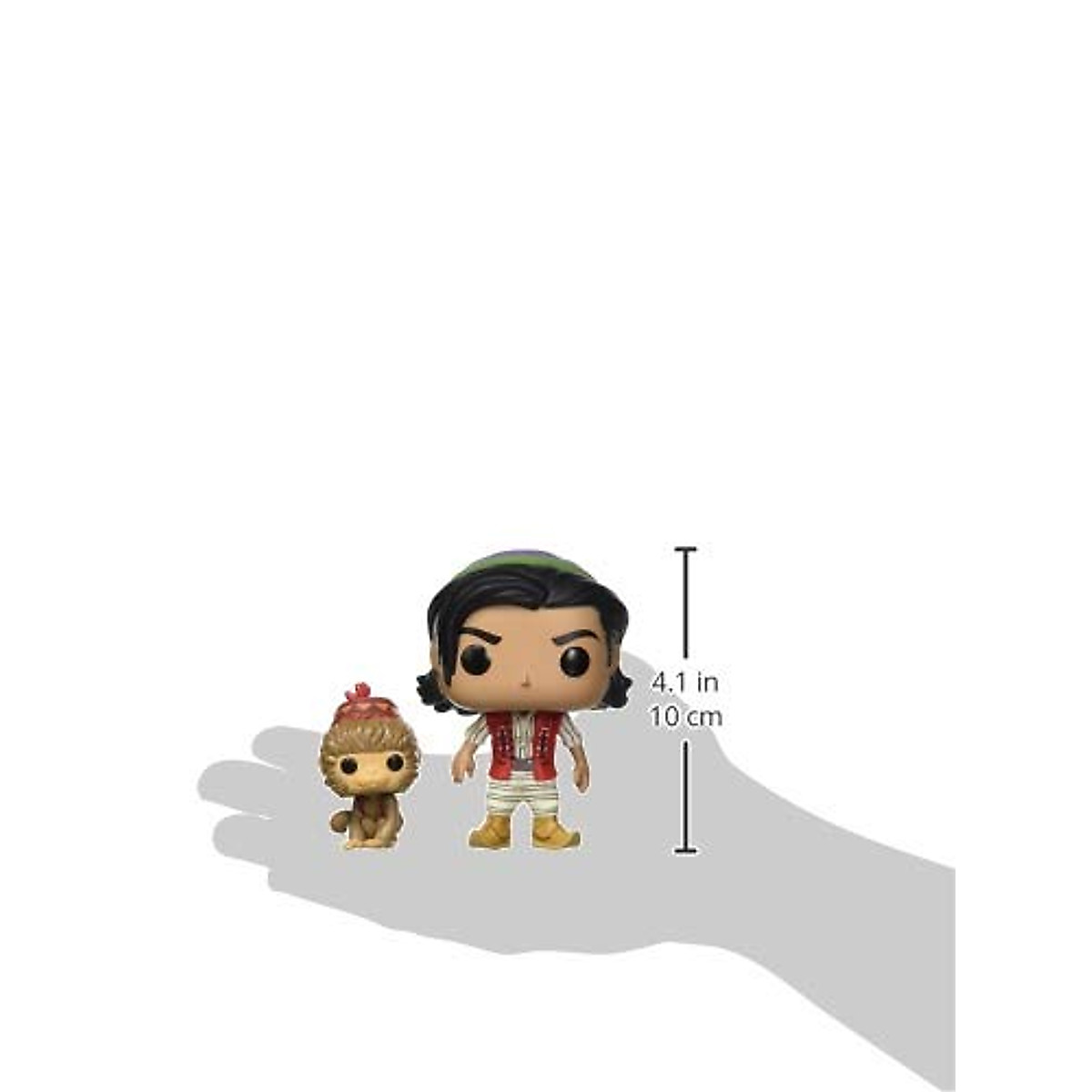 Funko Pop! Disney: Aladdin Live Action - Aladdin with Abu, Multicolor, us one-Size
