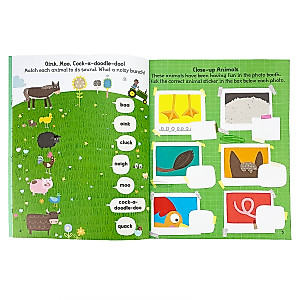 Farm - 500 Stickers and Puzzle Activities: Fold Out and Play! (John Deere: Children's Interactive Fold Out and Play Puzzle Activity Book)