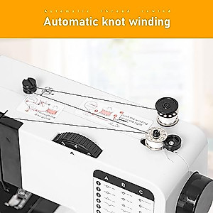 Simfelice Sewing Machine 38 Stitch Applications Electric Mini Sewing Machine for Beginners with LED Light & Extension Table Perfect Kids Sewing Machine for DIY Sewing Projects Stitching Machine for Home