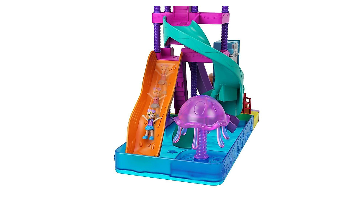 Polly Pocket Water Park Playset with Micro Dolls