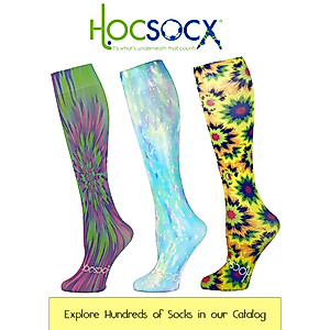 HOCSOCX Opal Splatter Socks Performance Liner Moisture-Wicking Protection for Field Hockey, Ice Hockey, Lacrosse, and Soccer