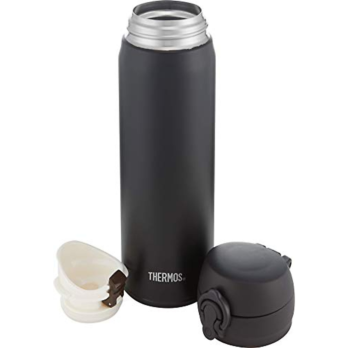 THERMOS Super Light Direct Drink Flask, 470 ml, Matt Black