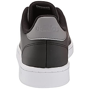 adidas Men's Advantage Racquetball Shoe, Black/Black/Grey, 10