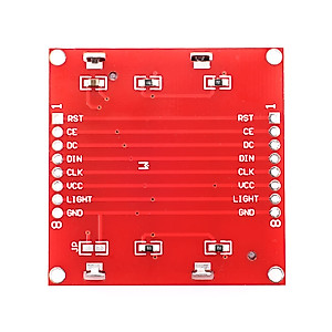 SEEU. AGAIN 8448 84x48 LCD Module White Backlight PCB Compatible with 5110 pi