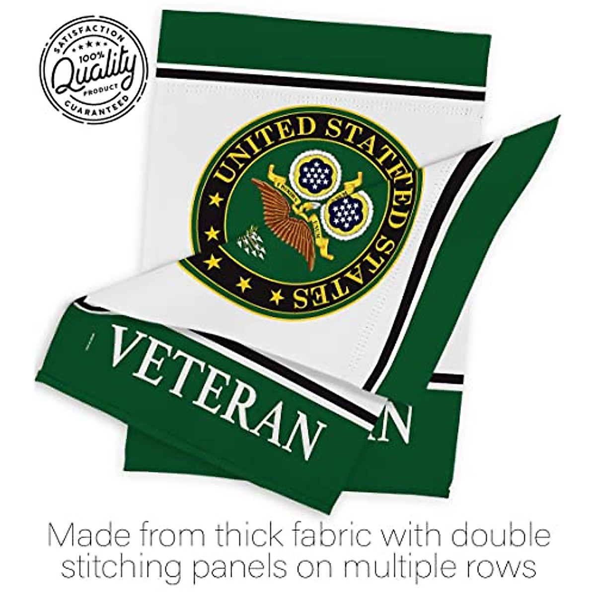 USA Decoration Army Veteran Garden Flag Armed Forces Rangers United State American Military Retire Official House Decoration Banner Small Yard Gift Double-Sided, 13"x 18.5", Made in USA
