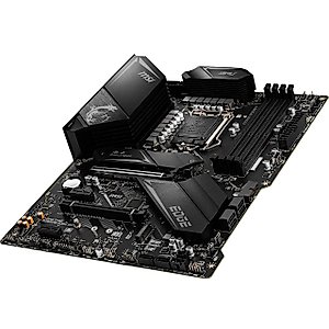 MSI MPG Z490 Gaming Edge WiFi ATX Gaming Motherboard (10th Gen Intel Core, LGA 1200 Socket, DDR4, CF, Dual M.2 Slots, USB 3.2 Gen 2, Wi-Fi 6, DP/HDMI, Mystic Light RGB) (Renewed)