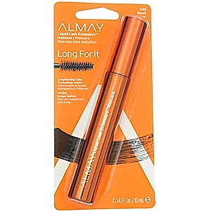 Almay Liquid Lash Extenders Mascara, Black, 0.34 Fluid Ounce