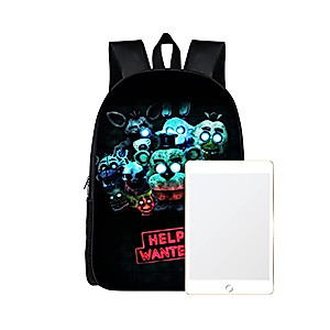 ZEK Cartoon Game Backpack Unisex Backpacks 3d Printing Backpack Sports Double Shoulder Bag Casual Daypacks 3-One Size