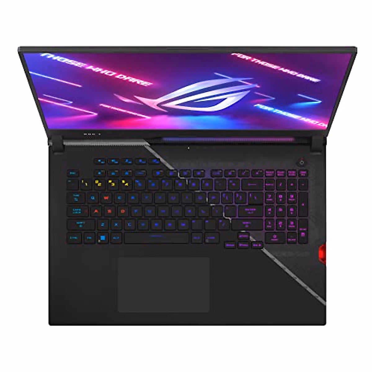 ASUS ROG Strix Scar 17 (2023) Gaming Laptop, 17.3” QHD 240Hz/3ms, 100% DCI-P3 Display, GeForce RTX 4080, AMD Ryzen 9 7945HX, 32GB DDR5, 1TB PCIe SSD, Wi-Fi 6E, Windows 11 Pro, G733PZ-XS96,Off Black