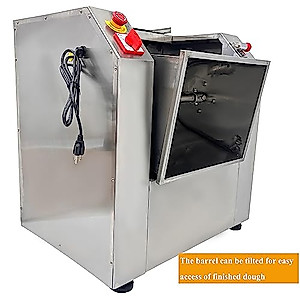 HQHAOTWU Dough Mixer Electric Food Mixer Commercial Dough Blender Machine Stainless Steel Dough Mixing Machine With Kneading Capacity of 55lbs Flour Mixing Machine 110V with Dough Knife