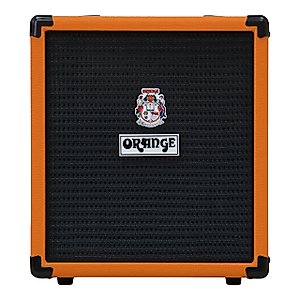 Orange Crush Bass 25 25W 8" Bass Guitar Amplifier and Speaker Combo, Orange