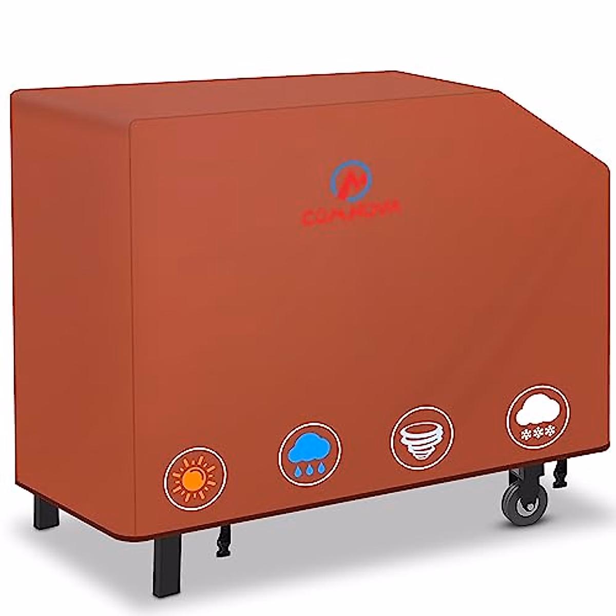 Comnova Griddle Cover for Blackstone Single Shelf Griddle 28 Inch - 600D Flat Top Griddle Cover for Blackstone 2 Burner Waterproof, BBQ Grill Cover for Blackstone 1517, Tailgater and Adventure Ready