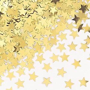 Sparkling Gold Star Foil Confetti - 0.5 oz (1 Pc), Perfect for Birthdays, Baby Showers, Holidays & More