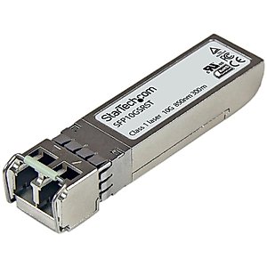 StarTech.com Cisco SFP-10G-SR Compatible SFP+ Module - 10GBASE-SR - 10GbE Multimode Fiber MMF Optic Transceiver - 10GbE SFP+ - LC 300m - 850nm - DDM Cisco Firepower, ASR9000, C9300 (SFP10GSRST)