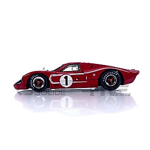 Shelby Collectibles SC423 1967 Ford GT MK IV #1 Red LeMans Winner 24 Hours 1/18 Diecast Model Car