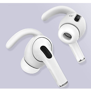 ALXCD Sport Ear Tips Hook Compatible with AirPods Pro Earbuds, Anti Slip Soft Silicone Earbuds Covers Earhooks, Compatible with AirPods Pro, 10 Pairs 10 Color
