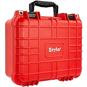 Eylar Protective Hard Camera Case Water & Shock Proof w/Foam TSA Approved 13.37 Inch 11.62 Inch 6 Inch Red