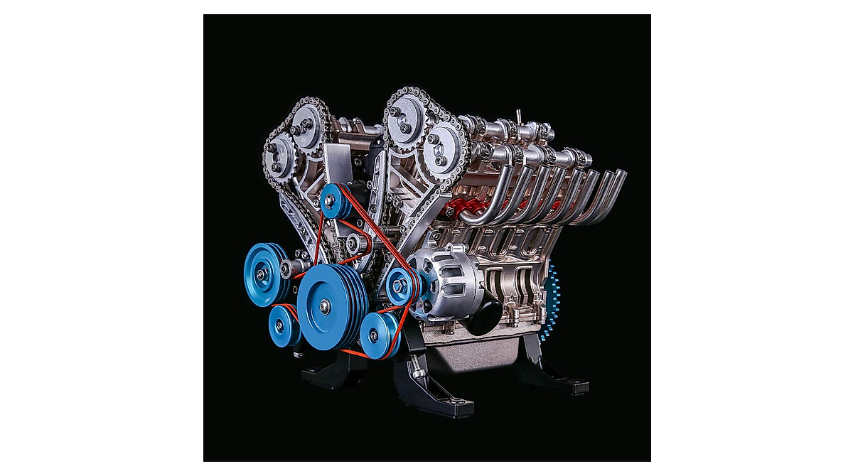 Build Your V8 Engine Model Kit - 500+ Pcs DIY Fun