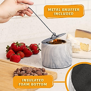 Table Top Fire Pit Bowl - Tabletop Fire Pit, Long Burning Indoor fire Pit, Table Top Firepit for Patio - Tabletop Fireplace - Mini Fire Pit fire Bowl with Cover and Smores Stick Holder.