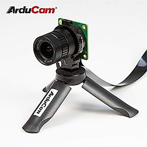 Arducam Lens for Raspberry Pi HQ Camera, Wide Angle CS-Mount Lens, 6mm Focal Length with Manual Focus and Adjustable Aperture