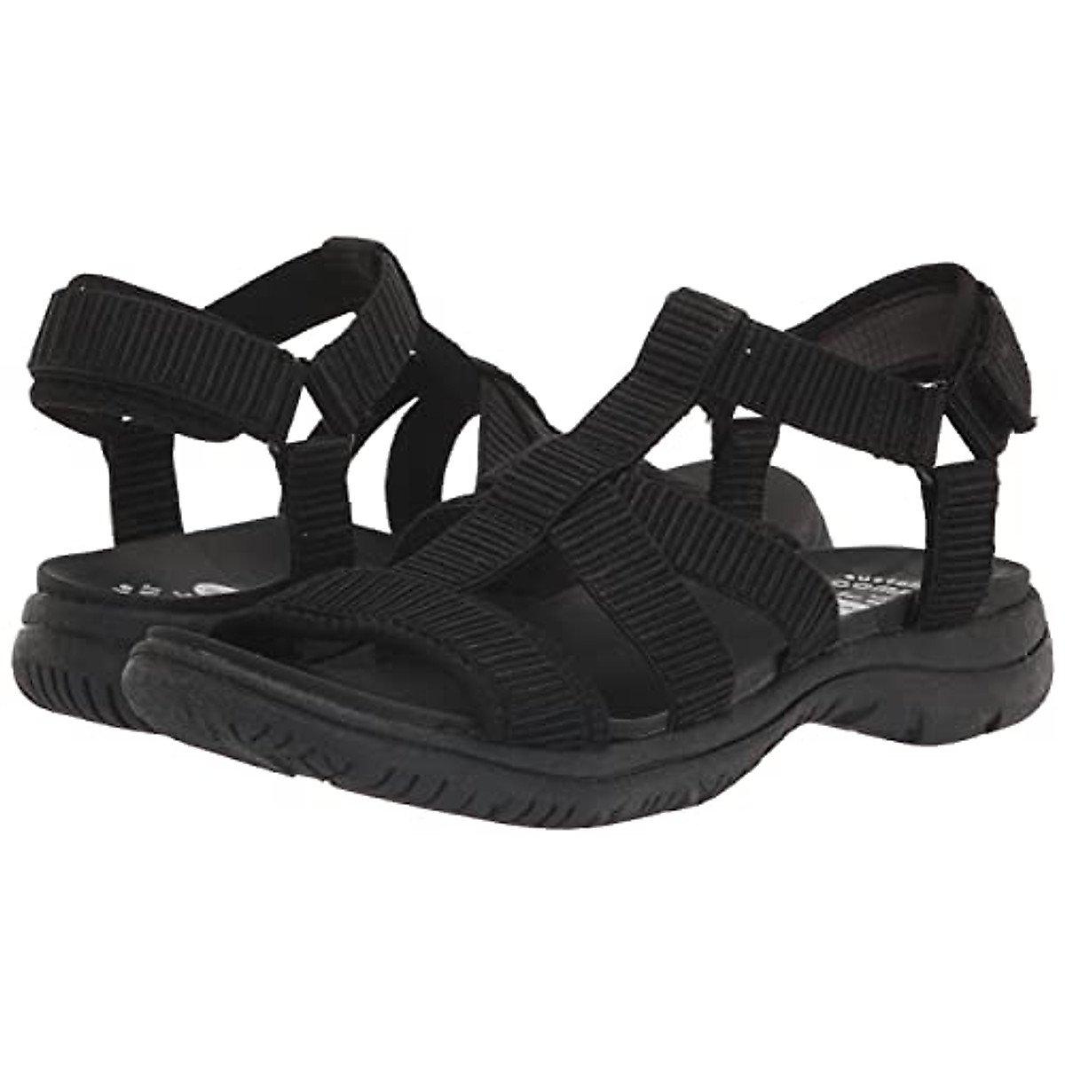 Dr. Scholl's Shoes Womens Adalia Sport Sandal Black Fabric 6.5 M