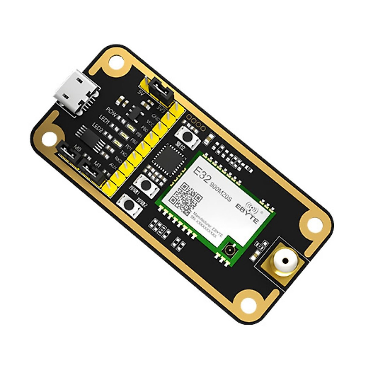 EBYTE SX1278 868MHz 915MHz Lora Test Board 20dbm E32-900MBL-01 USB Interface with Antenna and Power Supply