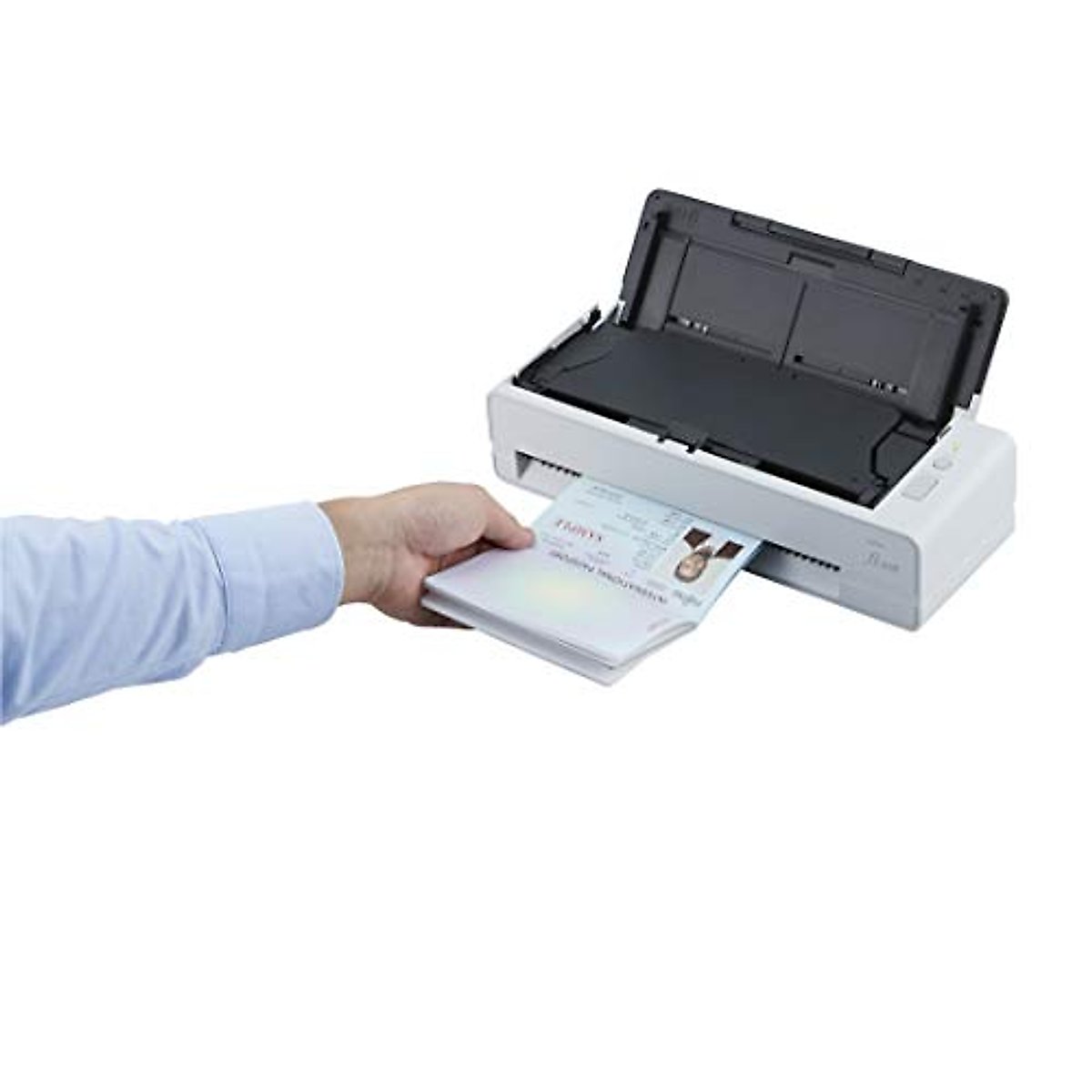 Fujitsu fi-800R Ultra-Compact, Color Duplex Document Scanner with Dual Auto Document Feeders (ADF)