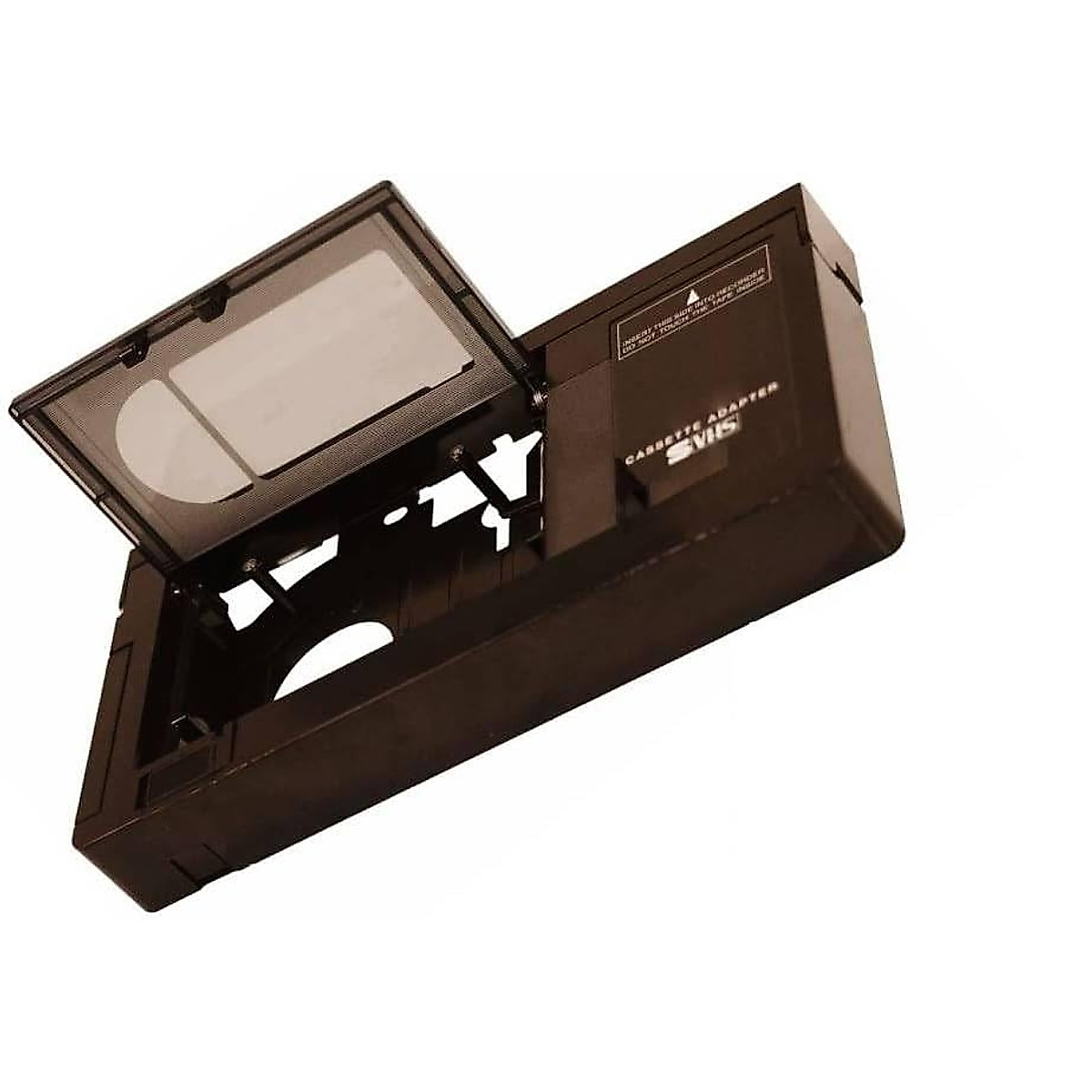 VHS-C to VHS VCR Standar Motorized VHS Cassette Adapter for JVC C-P7U CP6BKU C-P6U Panasonic PV-P1 RCA VCA115 (NOT Compatible with 8mm/MiniDV/Hi8 Tapes)