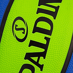 Spalding Varsity Blue/Green Outdoor Basketball 29.5"