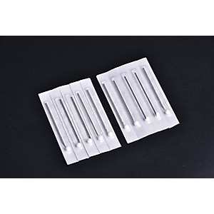 JIESIBAO 25PCS Mixed Piercing Needles, 12G 14G 16G 18G 20G Disposable Sterile Stainless Steel Hollow Piercing Needles for Ear Nose Septum Belly Tongue Eyebrow Nipple Lip Piercing
