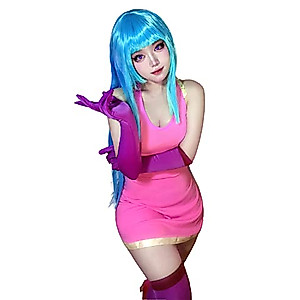 C-ZOFEK Women's Cosplay Dress with Gloves and Stockings (Large)