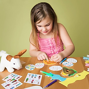 Civaner Make an Easter He Lives Sticker Scenes Religious Easter Stickers Craft Kit for Kids Resurrection Stickers Tree Ornaments Office Christian Jesus Stickers He is Risen Hanging DIY Art(16 Sets)