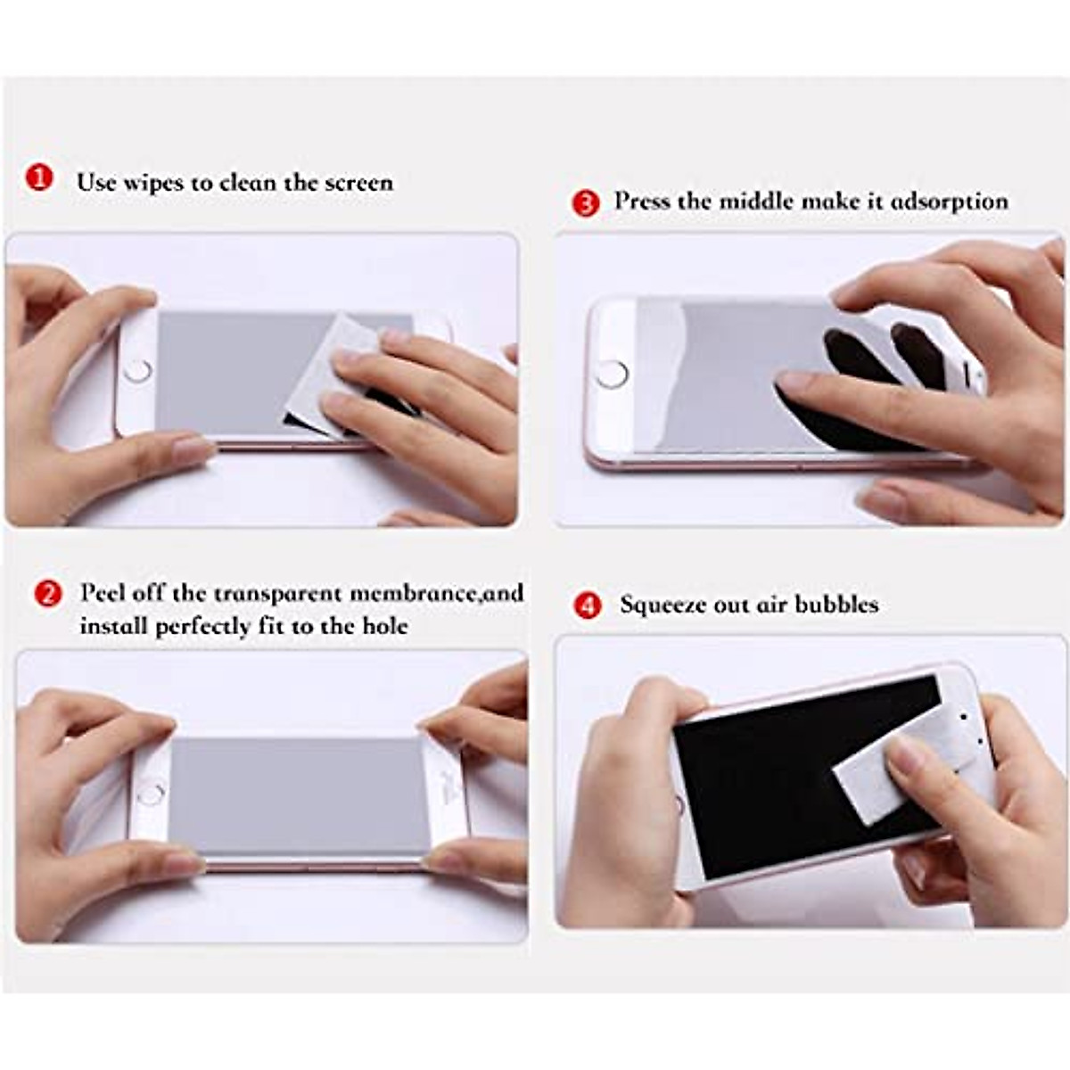 FZZSZS Case for Infinix Hot 30 Play + Screen Protector Tempered Glass Protective Film,Soft Silicone Black Shell Gel Flexible TPU Case Cover for Infinix Hot 30 Play (6.82") - LLM42