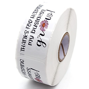 Thank You Sticker,Small Shop Sticker, Small Business, Handmade Sticker,Packaging Sticker (Grow)